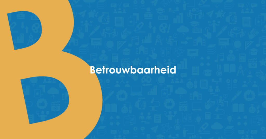 Betrouwbaarheid van toetsen - Comproved